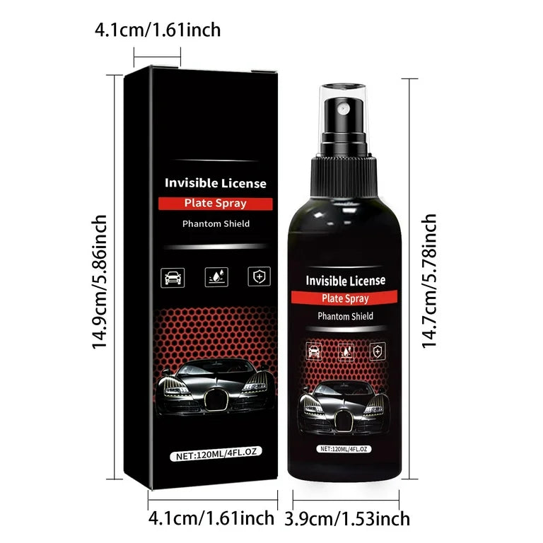 License Plate Spray – GhostSteer